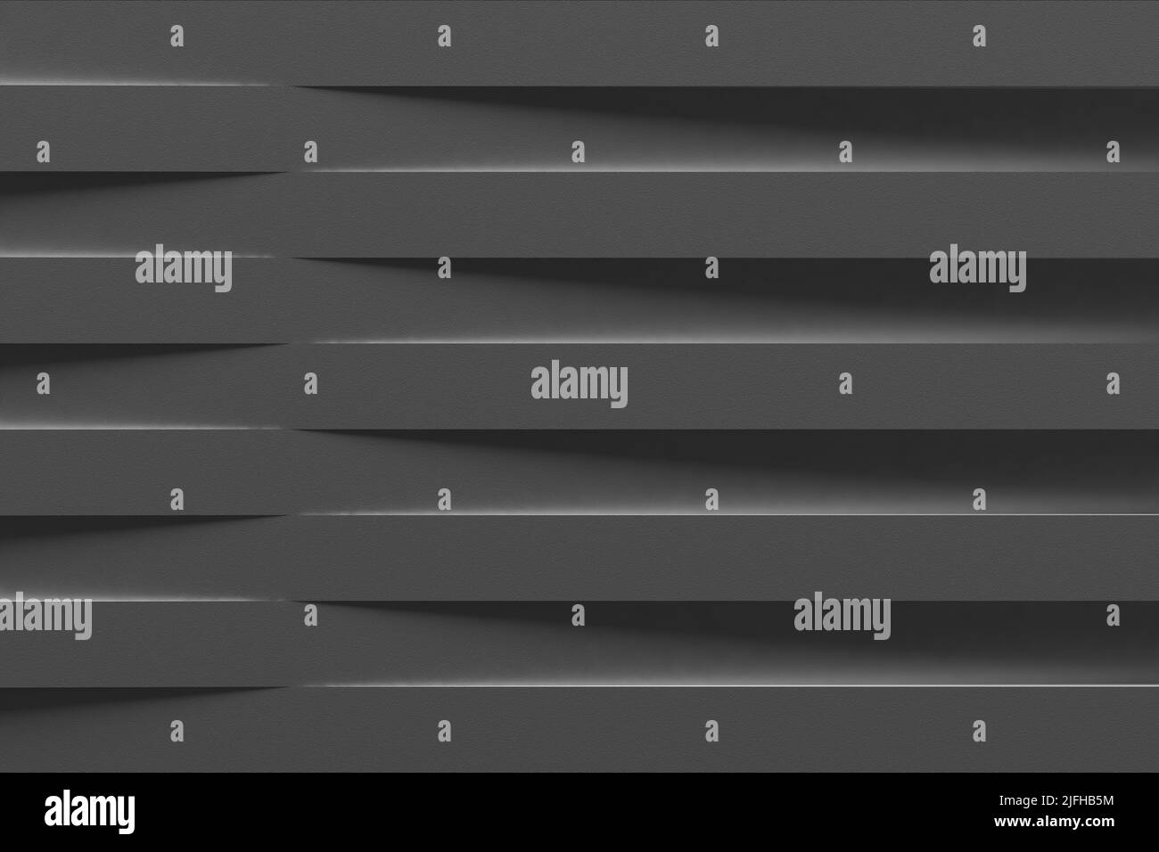 Two groups of alternating, angularly offset rectangular blocks ...