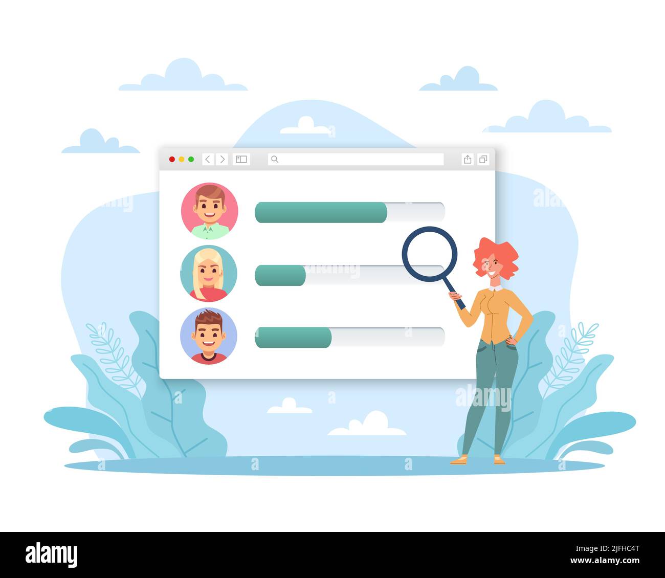 Assessment of competence, achievements on work, company loyalty, skills ...