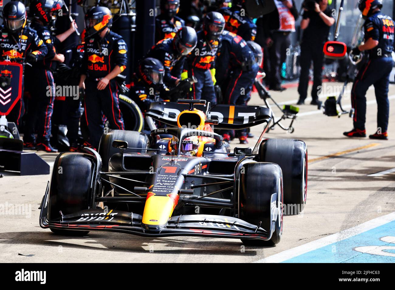 Silverstone, UK. 03rd July, 2022. Max Verstappen (NLD) Red Bull Racing ...