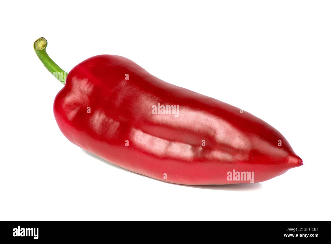 Red pepper paprica isolated on the white background Stock Photo - Alamy
