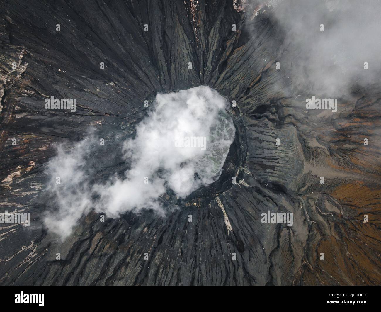 Aerial top view mount bromo hi-res stock photography and images - Alamy