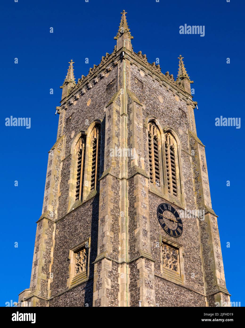 The magnificent Cromer Parish Church in the seaside town of Cromer in ...