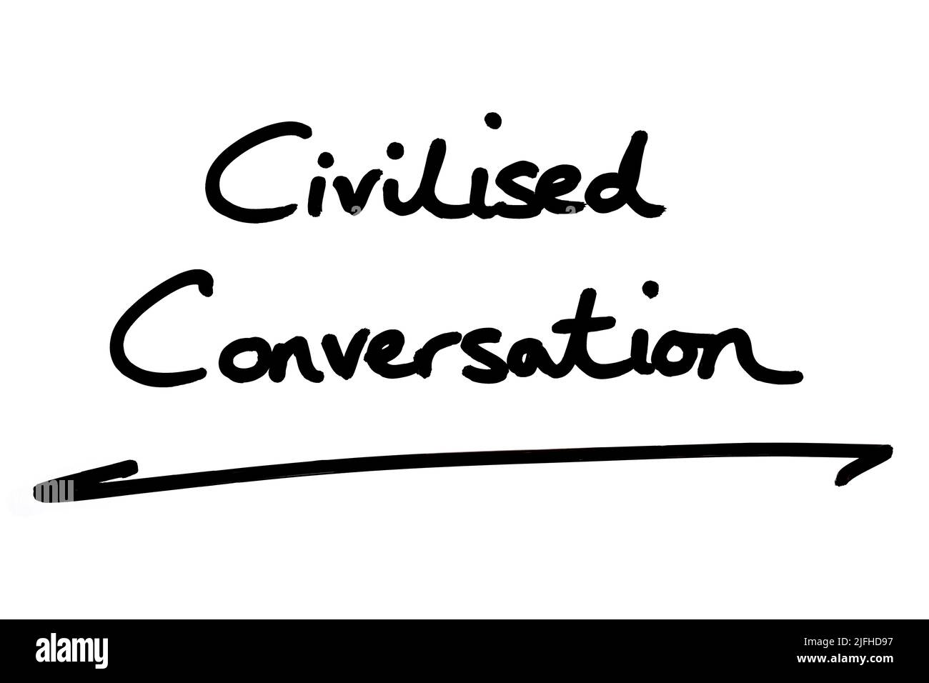 Civilised behaviour hi-res stock photography and images - Alamy