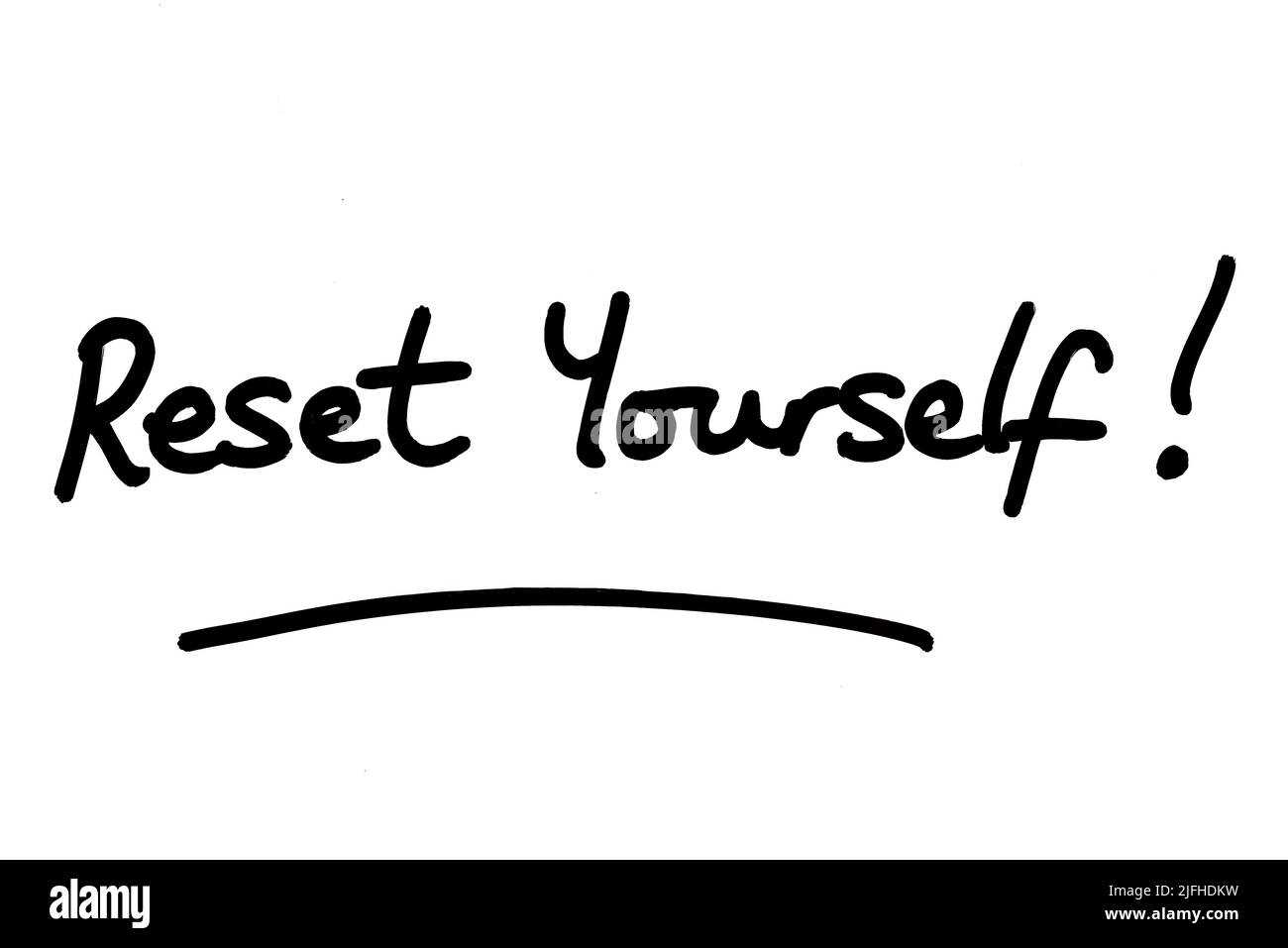 Resetting yourself hi-res stock photography and images - Alamy