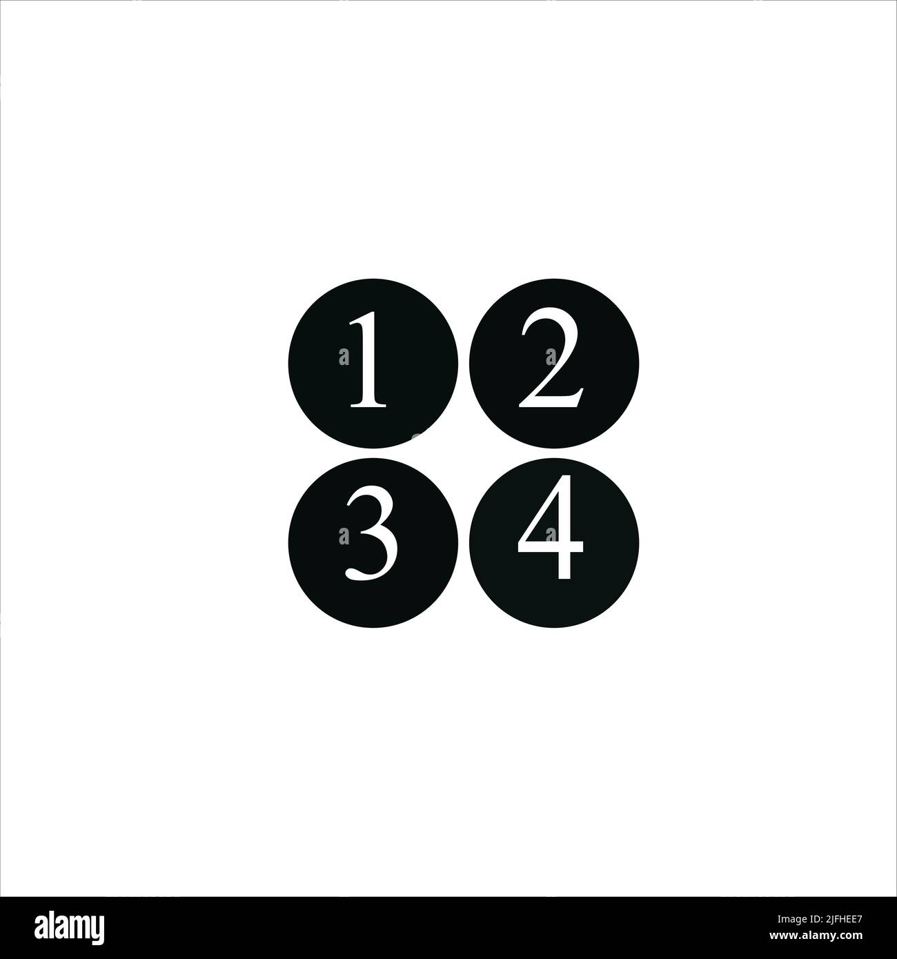 Number set vector vectors hi-res stock photography and images - Alamy