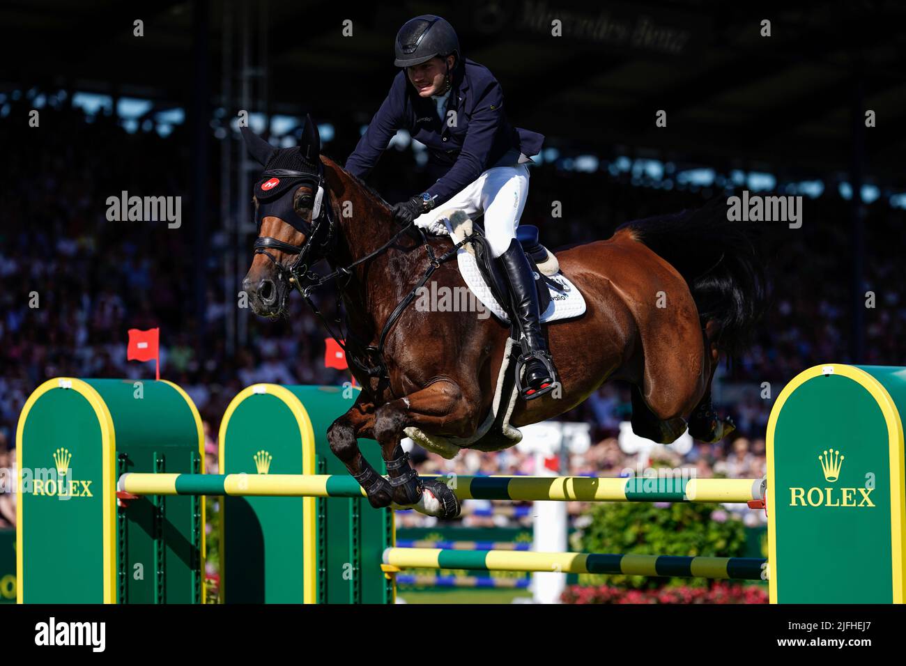 Aachen, Germany. 03rd July, 2022. Equestrian sport, jumping: CHIO ...