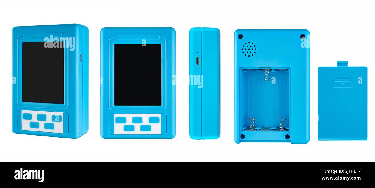 Electromagnetic radiation detector, measuring device on a white ...