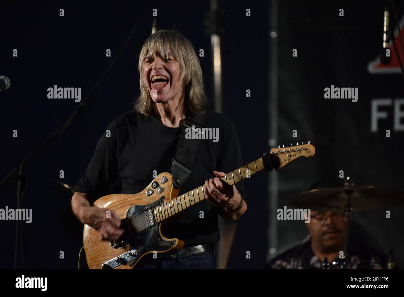 Mike Stern in live concert at Alba Jazz Festival Stock Photo - Alamy
