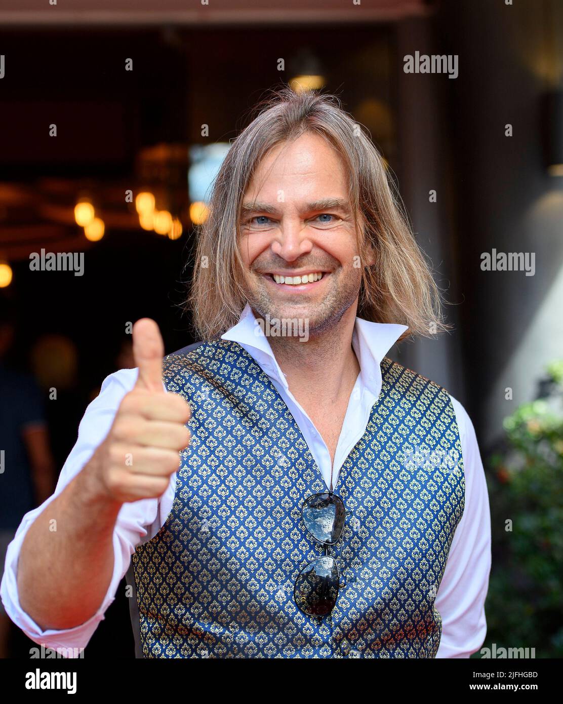 Meal, Deutschland. 02nd July, 2022. Tim WILHELM, moderator, singer ...
