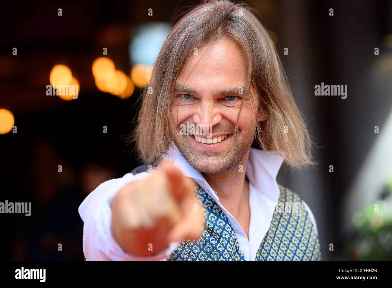 Meal, Deutschland. 02nd July, 2022. Tim WILHELM, moderator, singer ...