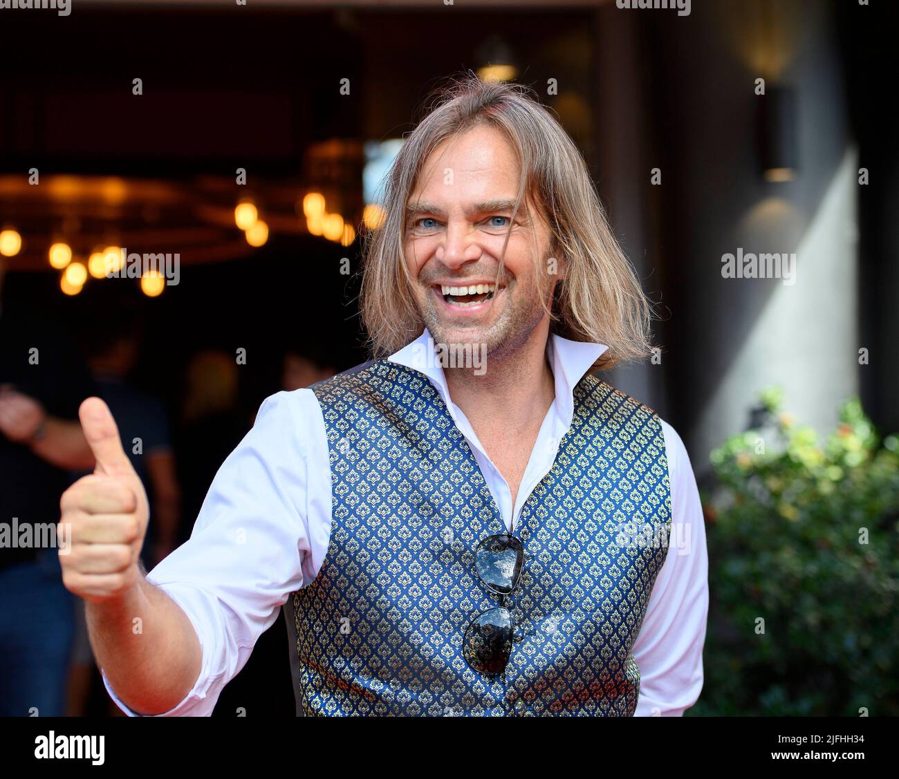Meal, Deutschland. 02nd July, 2022. Tim WILHELM, moderator, singer ...