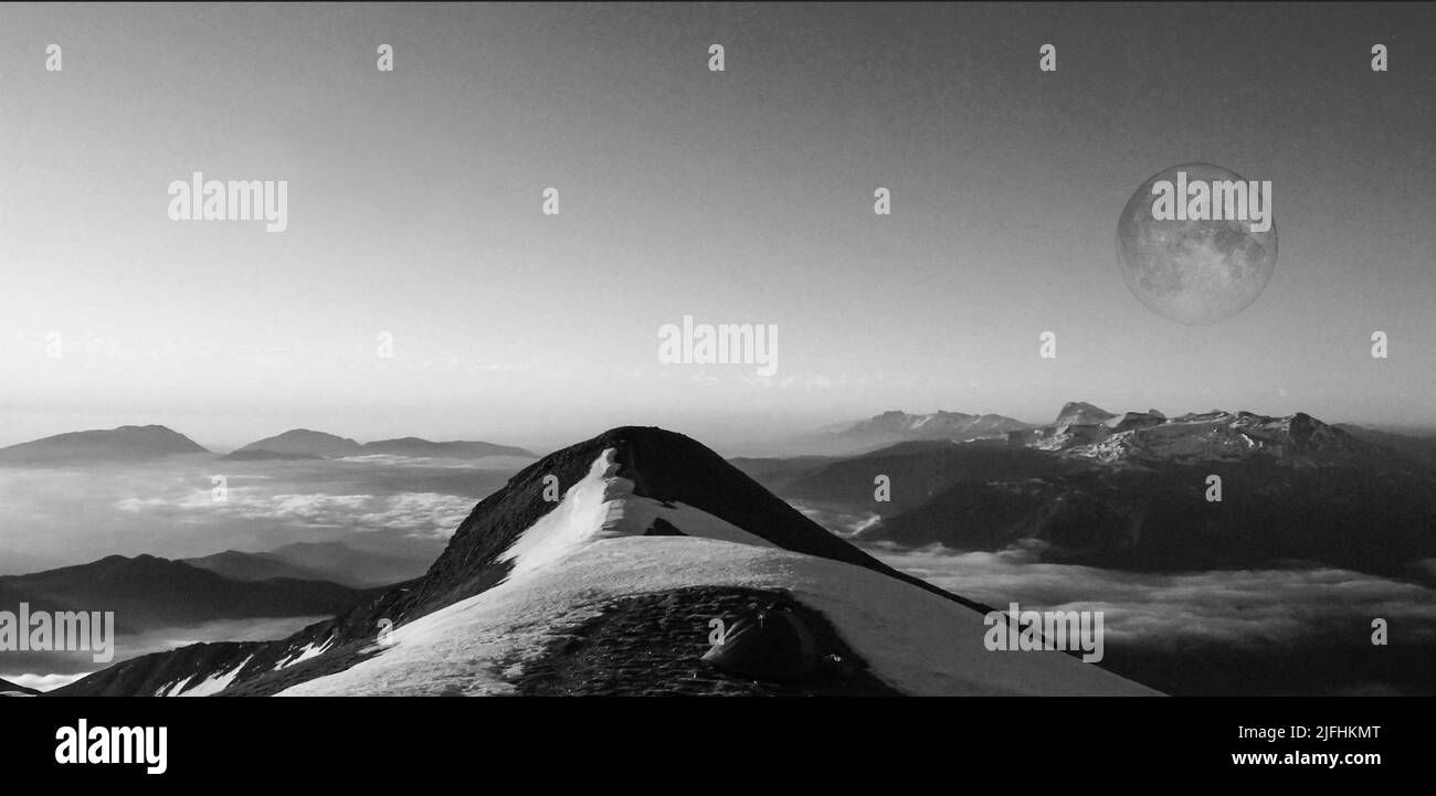 Moon landscape hi-res stock photography and images - Alamy