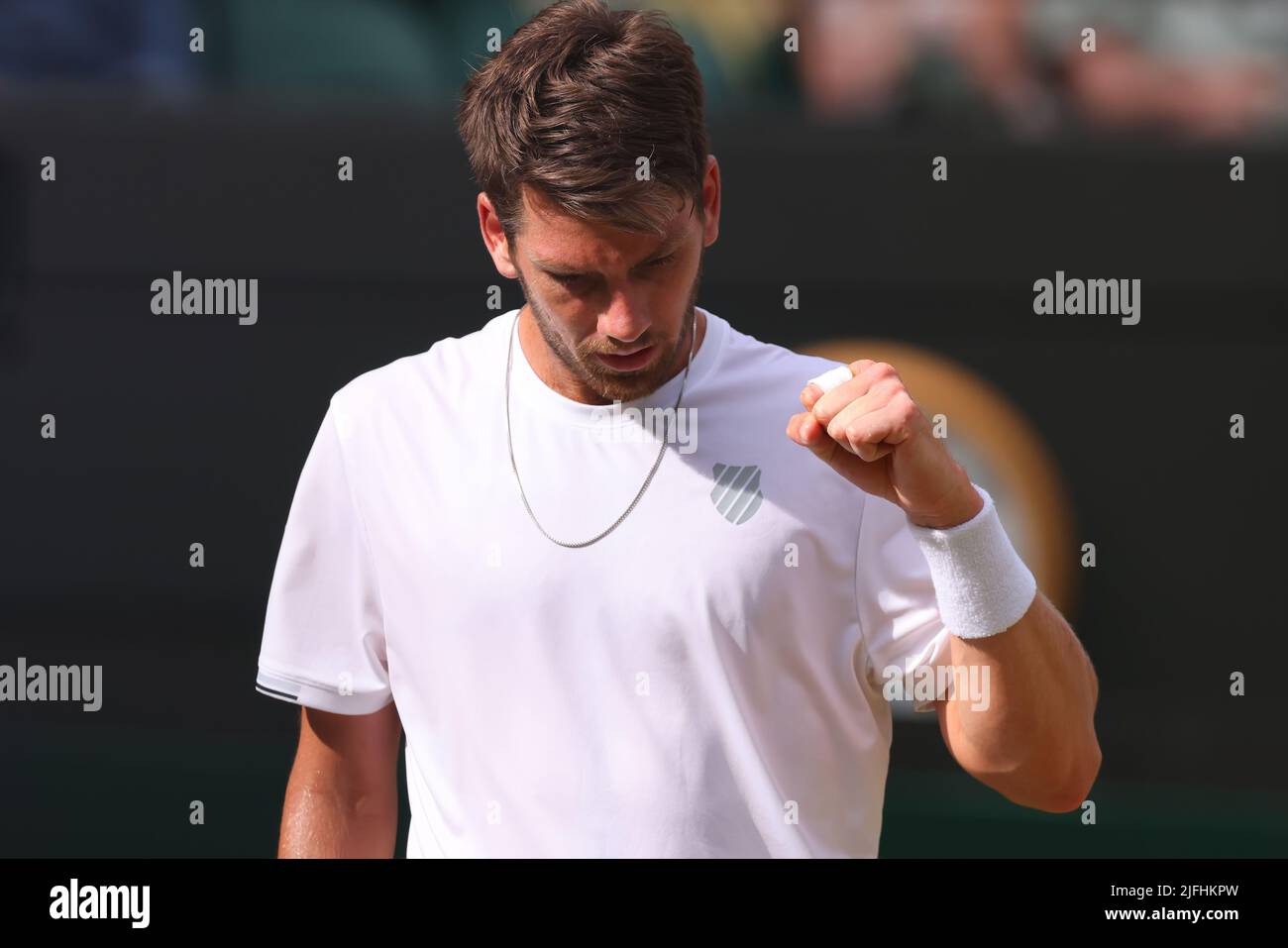 London, UK. 3rd July 2022, All England Lawn Tennis and Croquet Club ...
