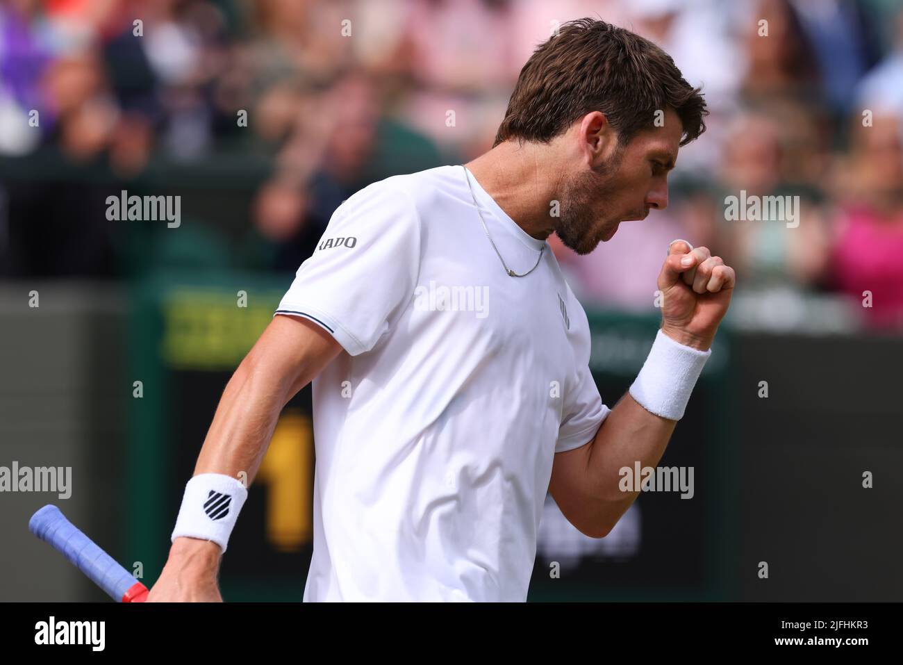 London, UK. 3rd July 2022, All England Lawn Tennis and Croquet Club ...