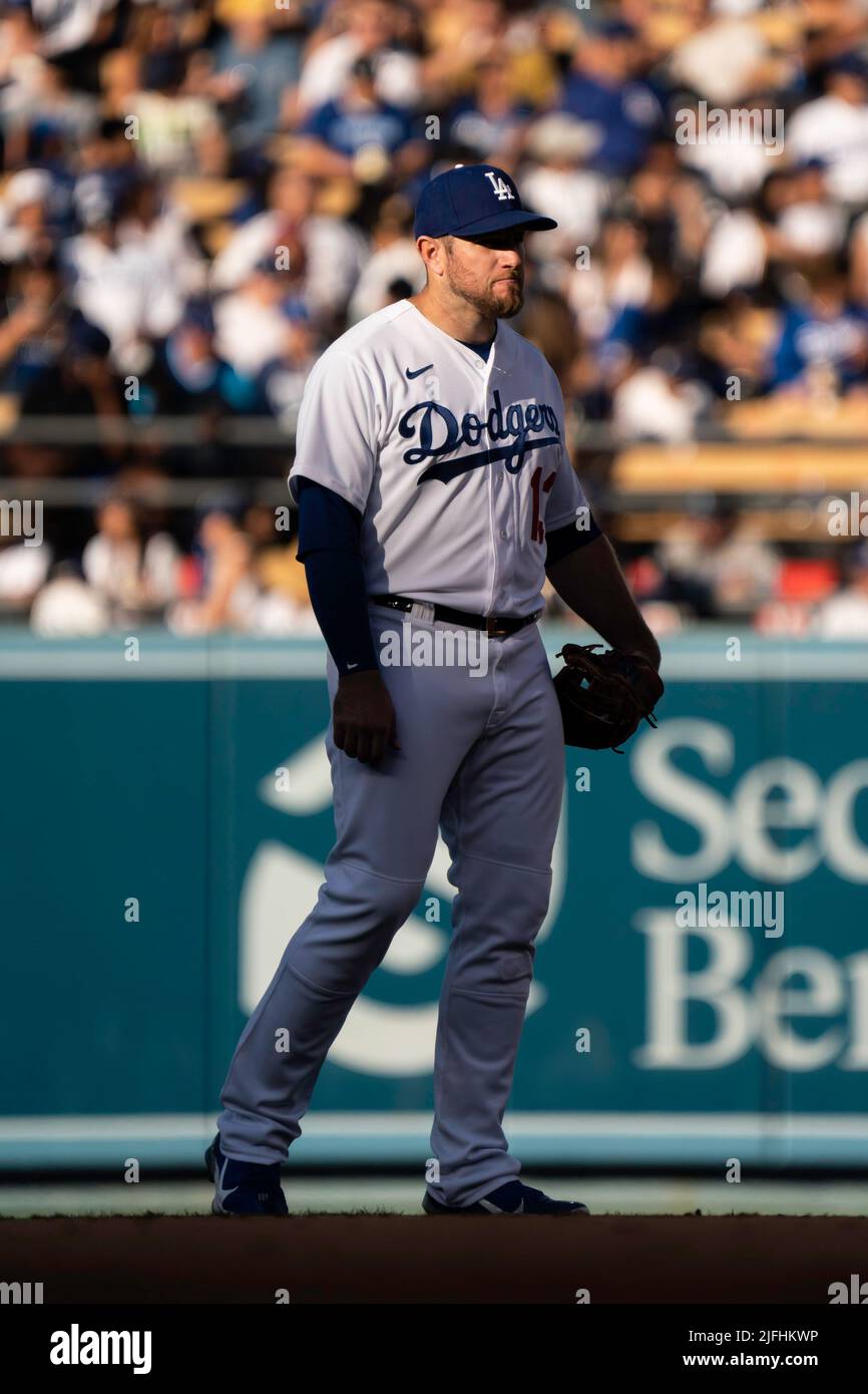 Los Angeles Dodgers third baseman Max Muncy (13) during a MLB game ...