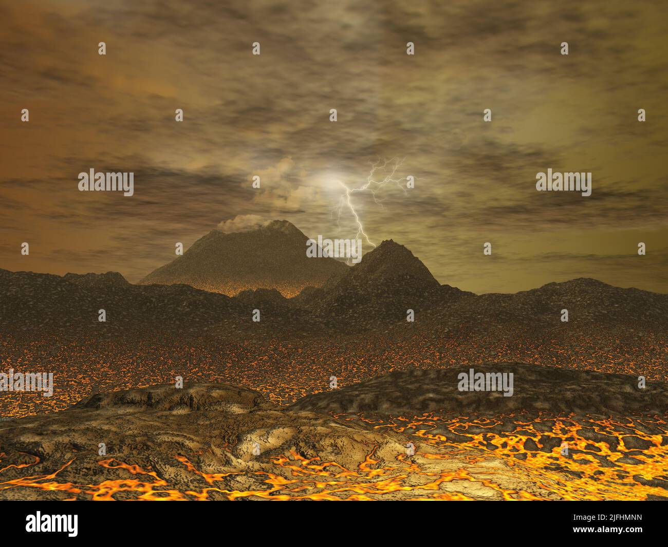 Landscape of Venus Stock Photo - Alamy