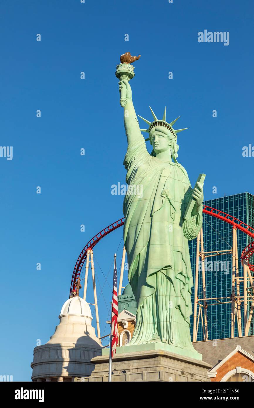 Replica statue liberty roller coaster hi-res stock photography and ...
