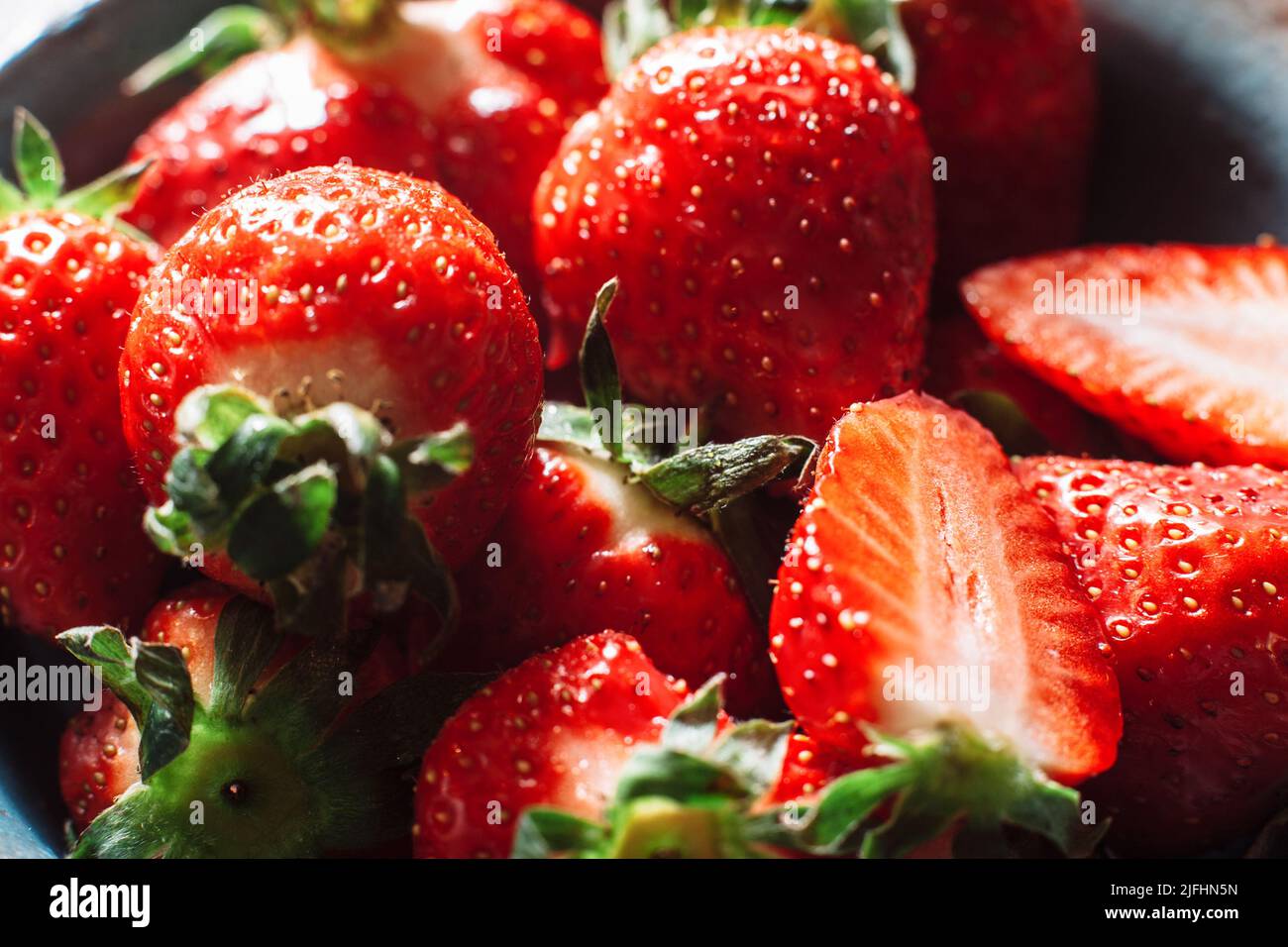 Beautiful bunch of strawberries hi-res stock photography and images - Alamy