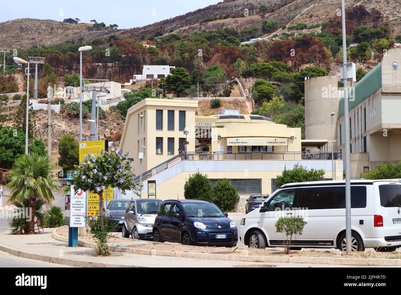 Cable car erice sicily italy hi-res stock photography and images - Alamy