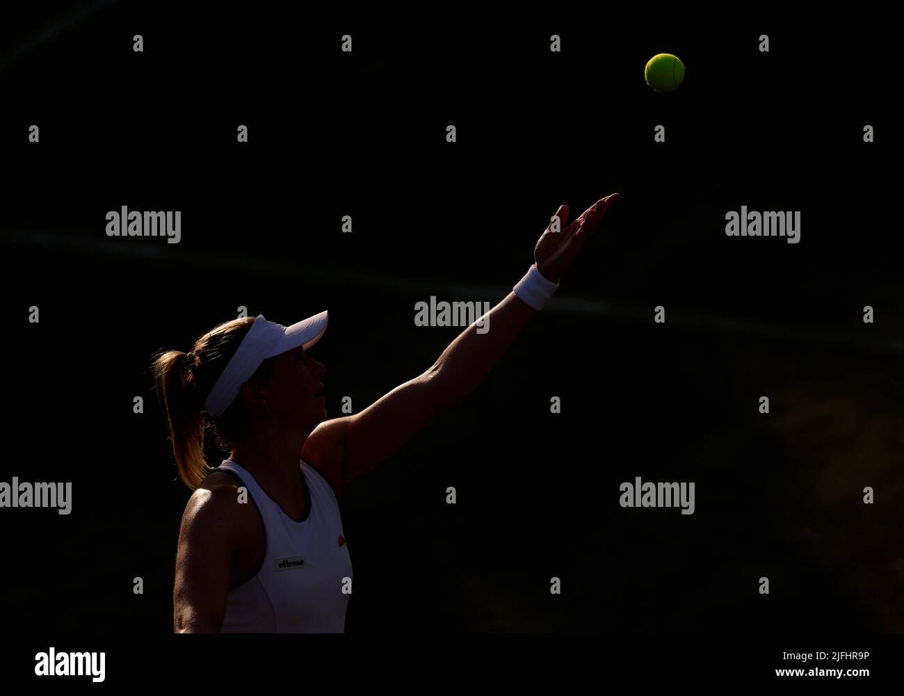 Alicia Barnett during her Mixed Doubles second round match with Jonny O ...
