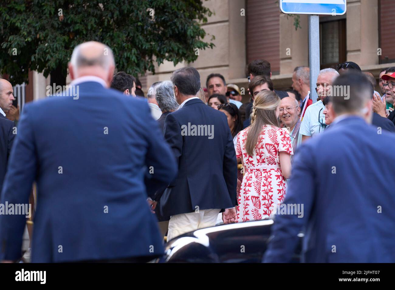 Figueres. Spain. 20220703, Crown Princess Leonor visit Dali Theatre ...