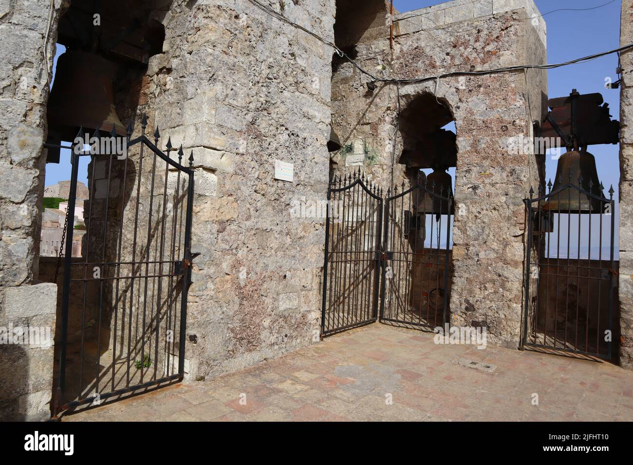 Erice, Sicily (Italy): King Frederick's Bells Tower of Real Duomo (Real ...