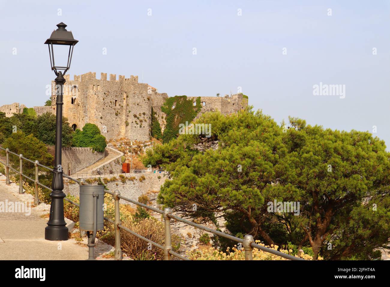 Erice, Sicily (Italy): Venus Castle (Castello di Venere), medieval ...