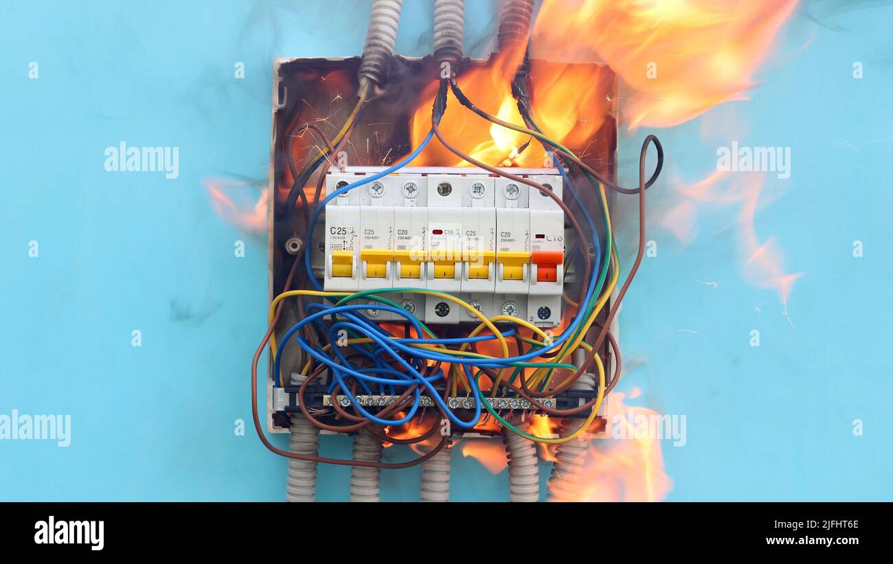 Short circuit ignition hi-res stock photography and images - Alamy