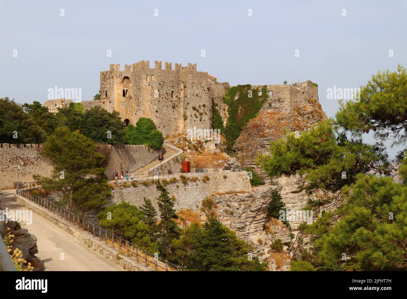 Erice, Sicily (Italy): Venus Castle (Castello di Venere), medieval ...