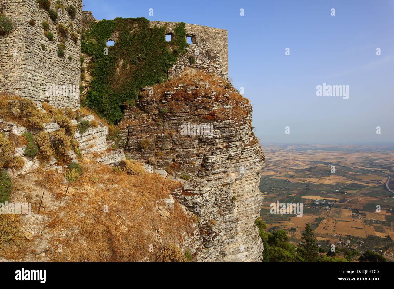 Erice, Sicily (Italy): Venus Castle (Castello di Venere), medieval ...