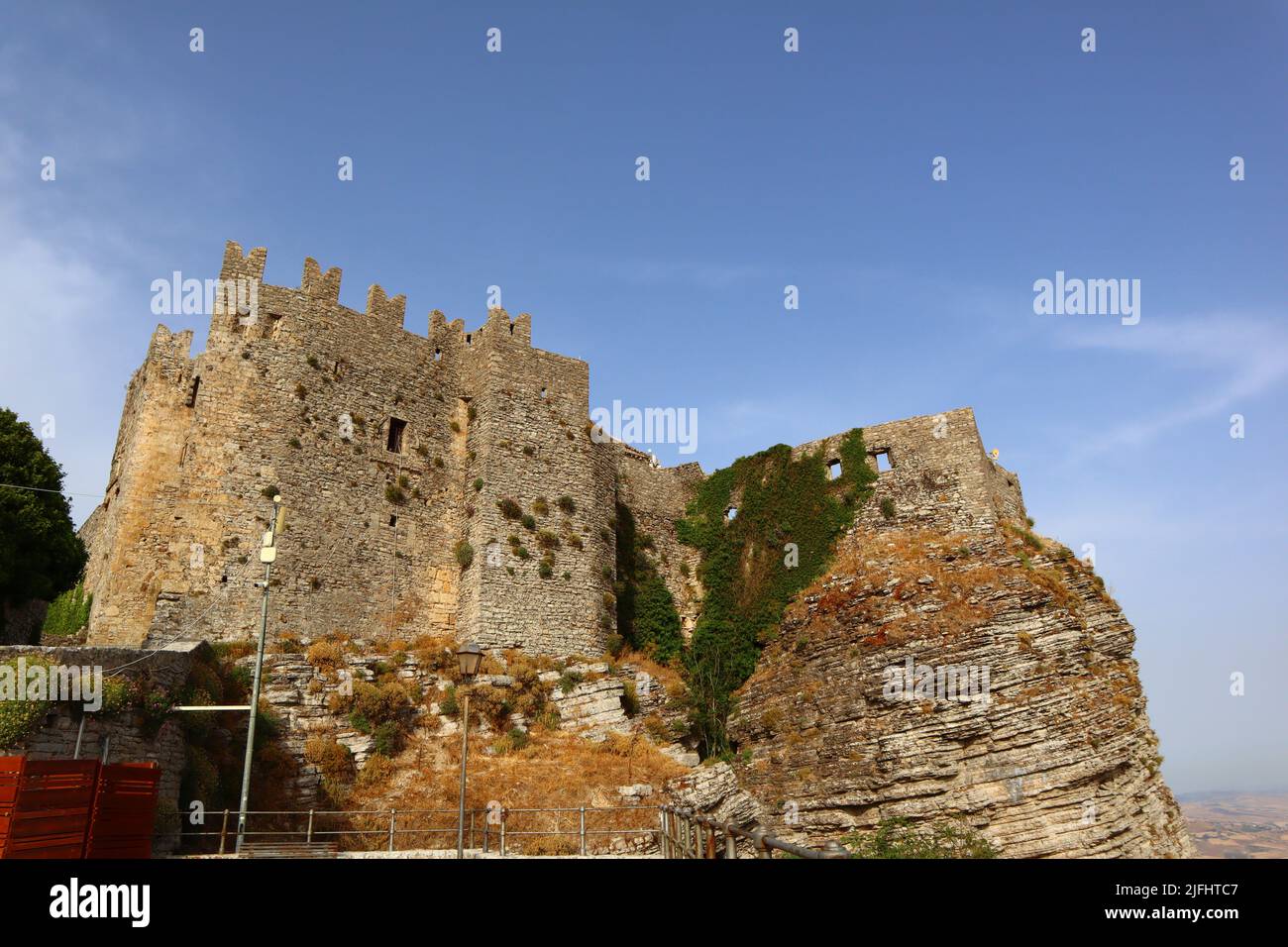 Erice, Sicily (Italy): Venus Castle (Castello di Venere), medieval ...