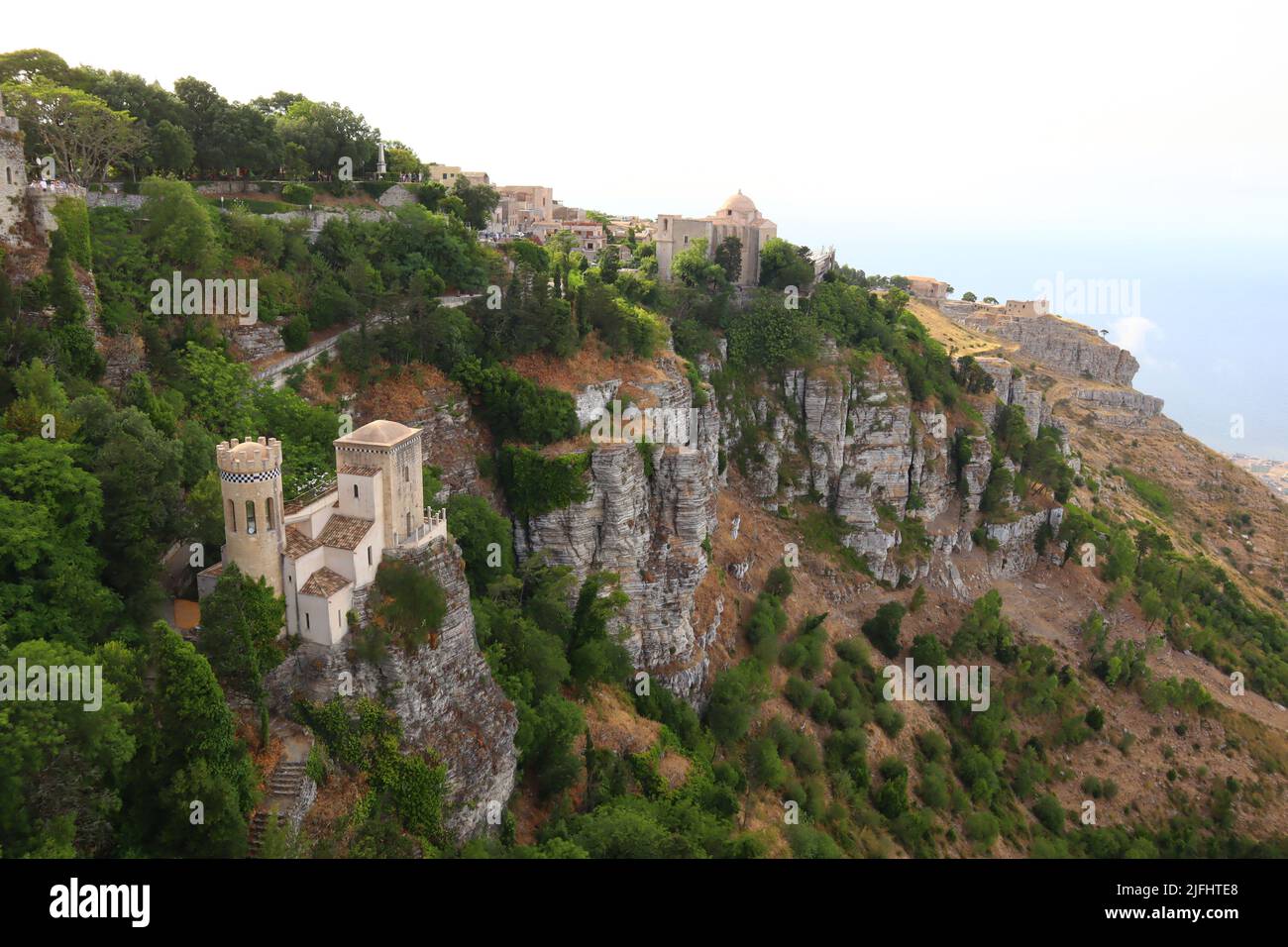 Erice, Sicily (Italy): Turret of Pepoli (Torretta Pepoli), medieval ...