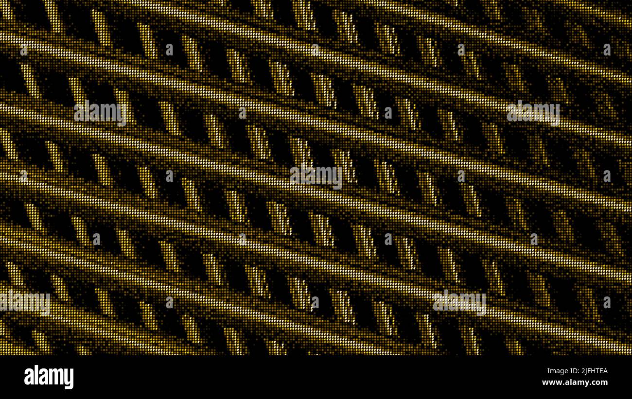 Abstract TV noise effect, grainy texture with crossed wide stripes ...