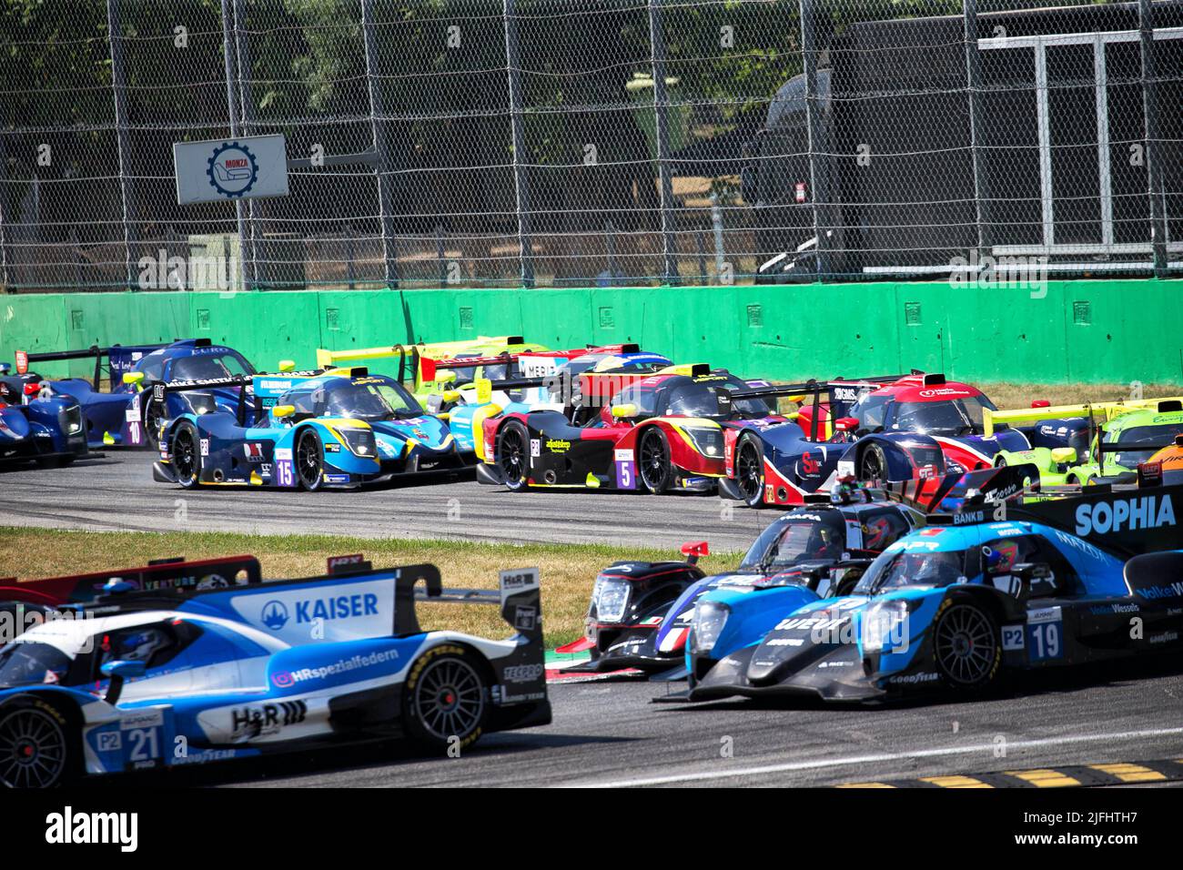 Race start during the Endurance ELMS 2022 - European Le Mans Series on ...