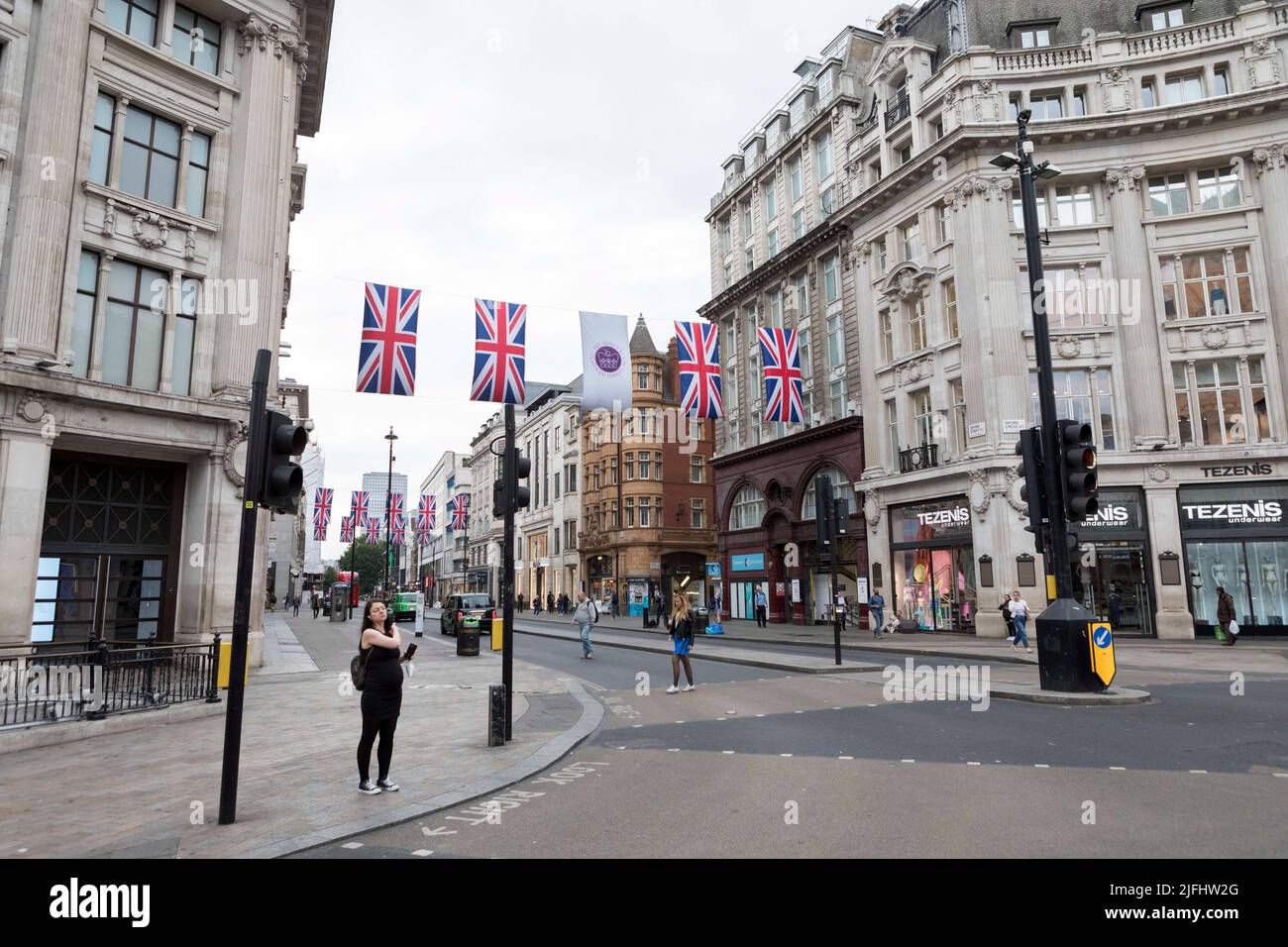 Central London seen unusually empty and deserted as the rail strike led ...