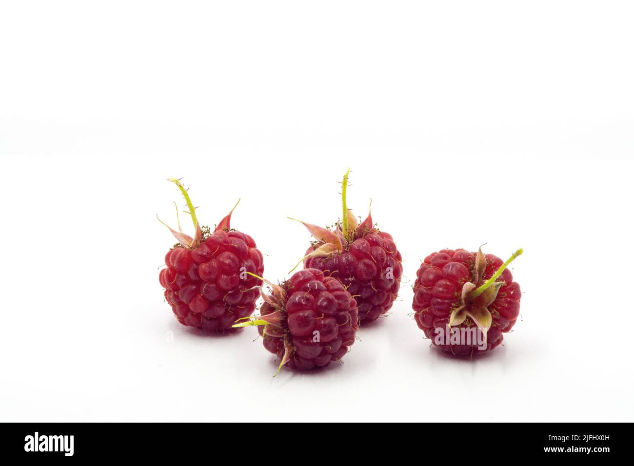 Juicy raspberries in macro hi-res stock photography and images - Alamy