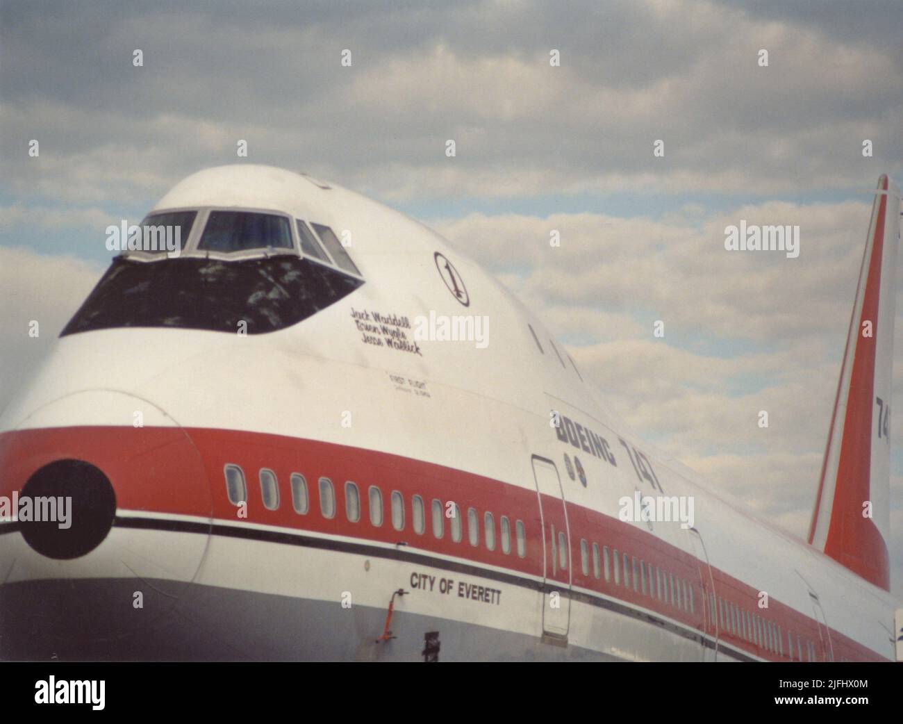 The original Boeing 747 before restoration Stock Photo - Alamy