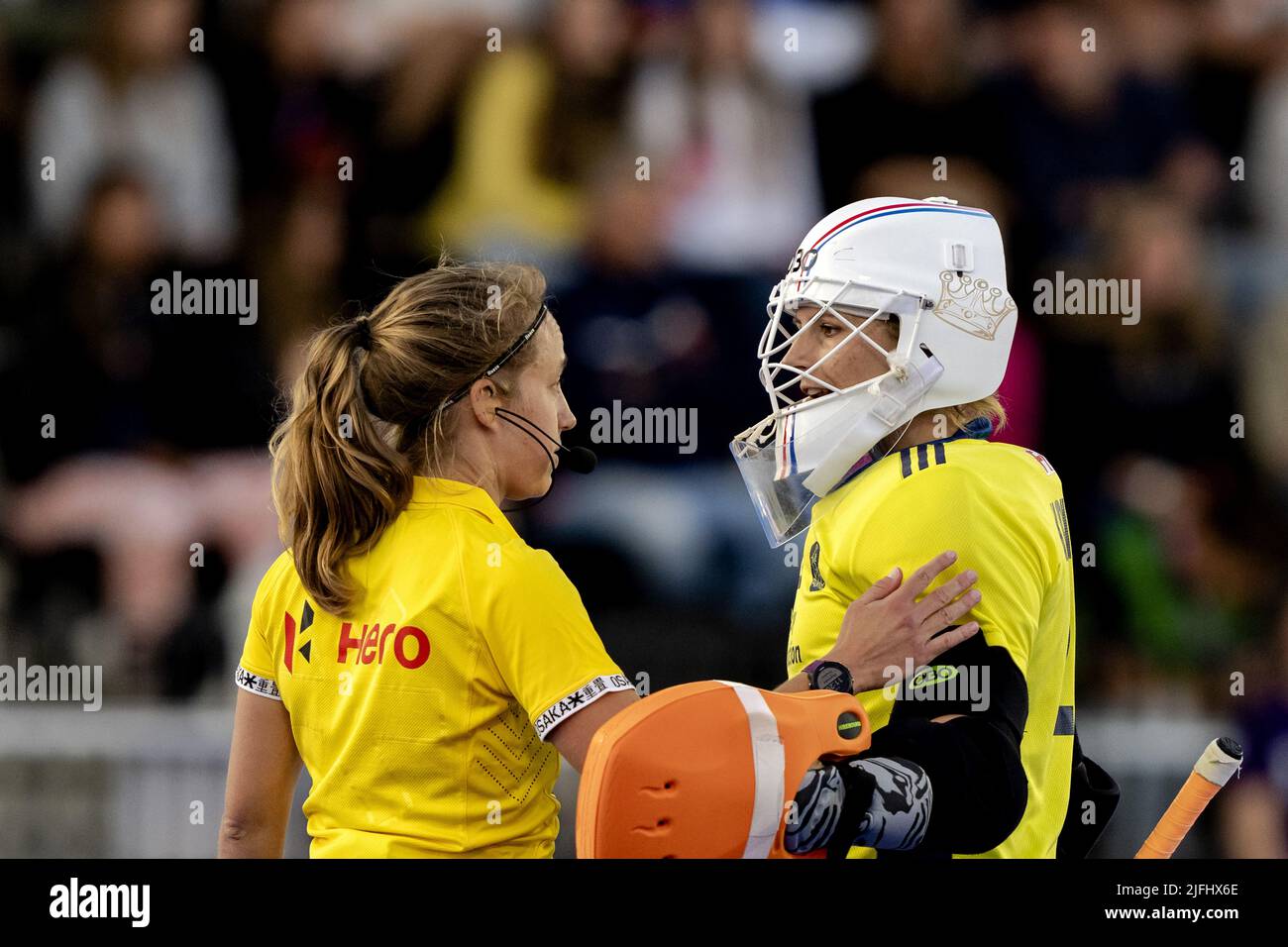 Silverstone, UK. 3rd July, 2022. AMSTERDAM - Josine Koning (NED,R) in ...