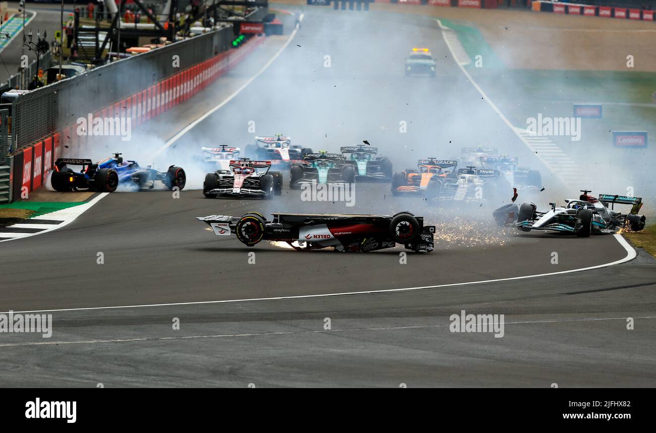 Zhou guanyu silverstone 2022 hi-res stock photography and images - Alamy