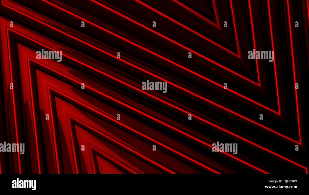 Red and gray triangles.Motion.Large triangles surrounded by shadows in ...