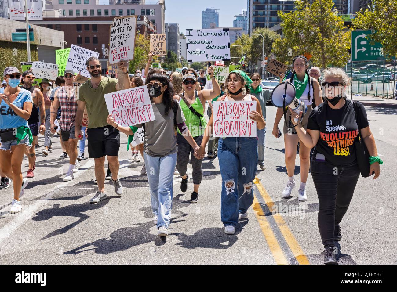 A march in support of women’s reproductive rights held by the ...