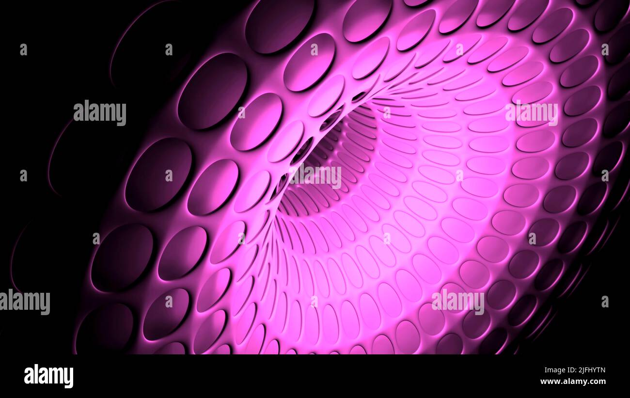 3d funnel moving from inside. Design. Black hole with moving funnel ...