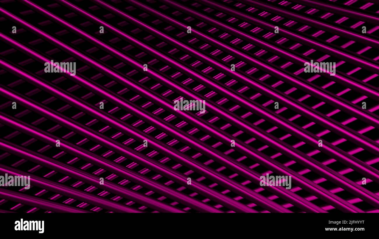 Violet bright patterns.Motion. A black background on which in 3D format ...