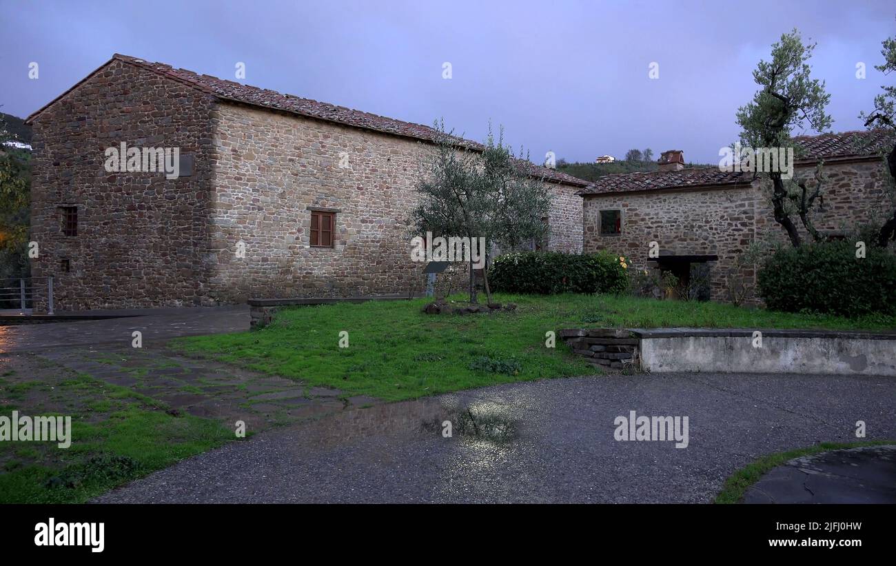 Birthplace of Leonardo da Vinci in Anchiano near Vinci, Tuscany, Italy ...