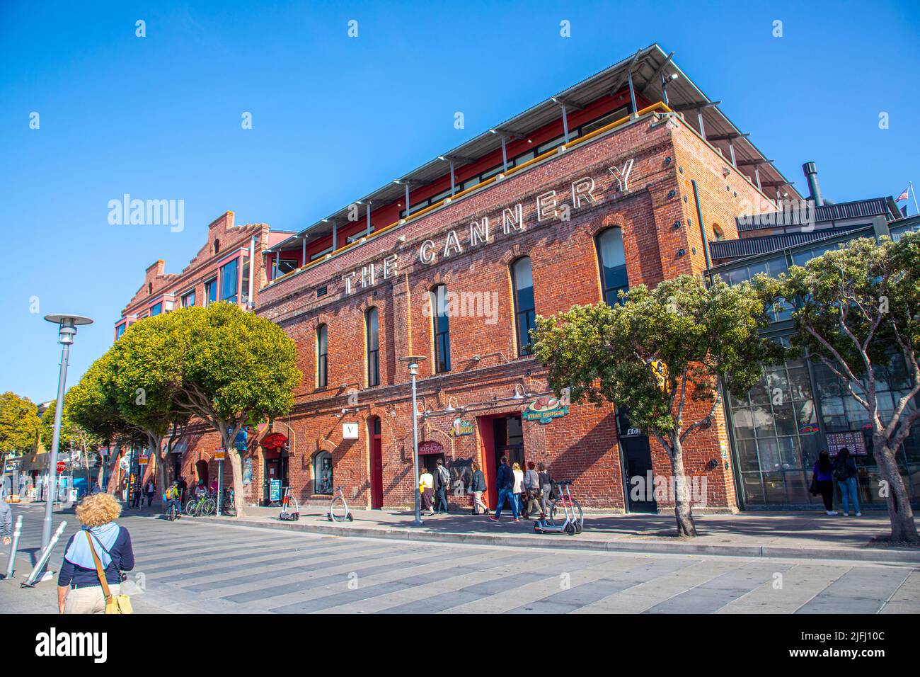San Francisco, USA - May 17, 2022: old cannery production industrial ...