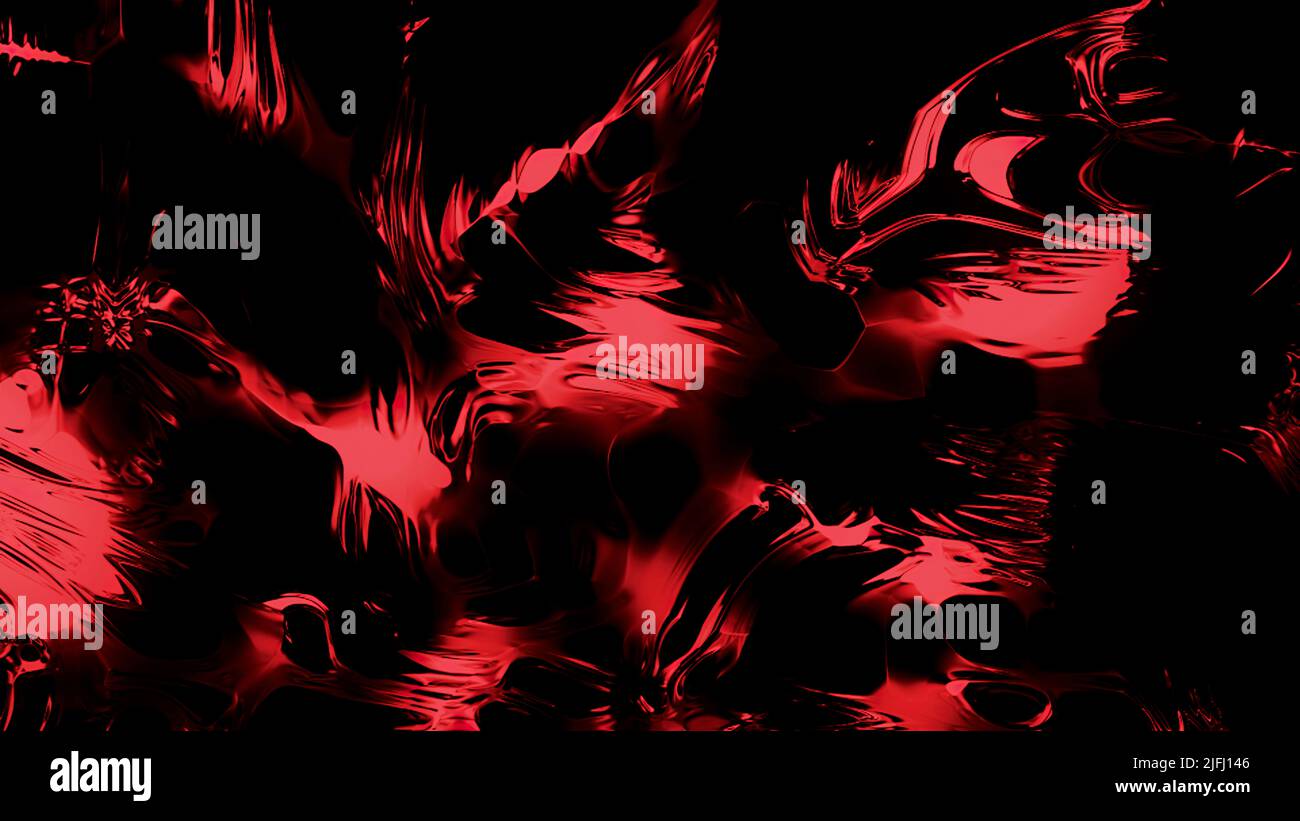 Red background. Motion. Bright spots with black shades shimmer and ...