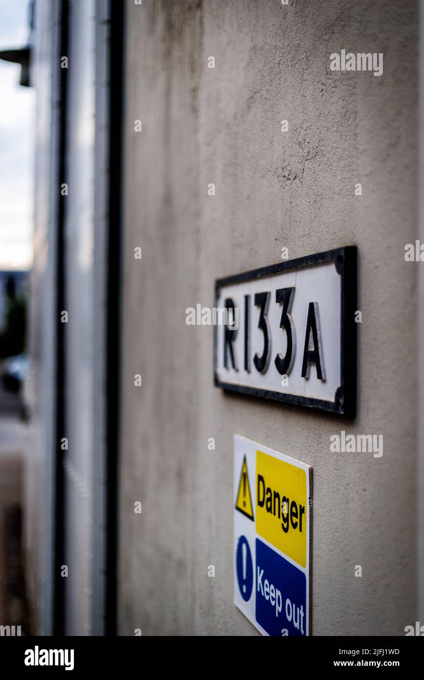 Building R133 sign Stock Photo - Alamy