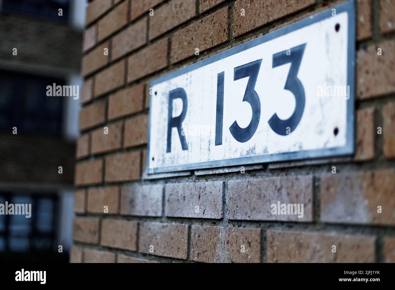 Building R133 sign Stock Photo - Alamy