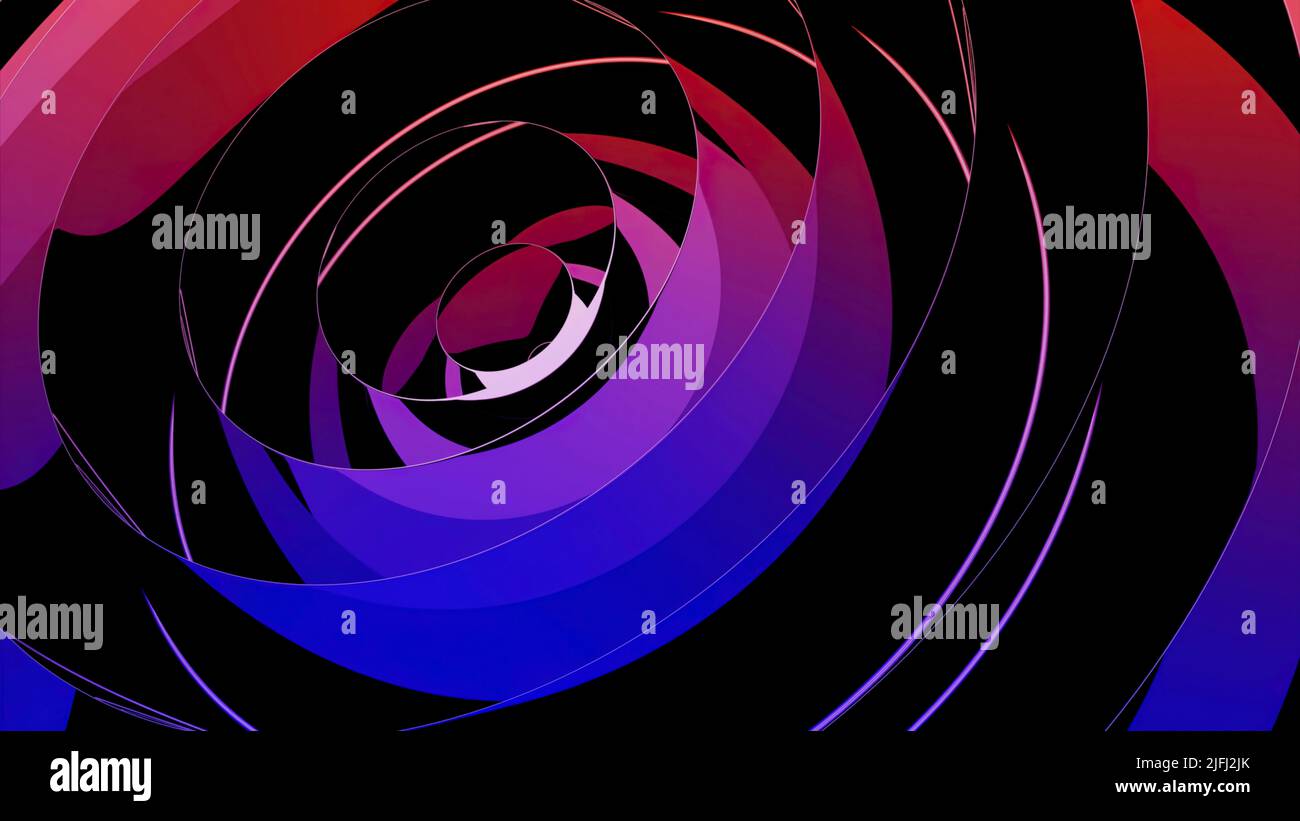 Abstract rotating mechanism of an unusual machine, seamless loop ...