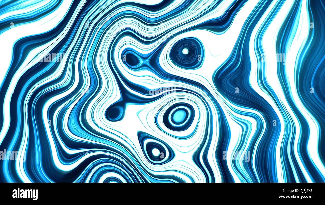 Endless colorful animation with wavy pattern. Motion. Liquid ...